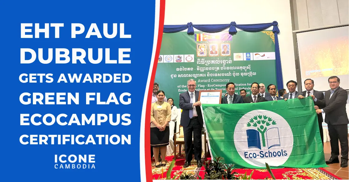 Award Ceremony at EHT Paul Dubrule - Proudly CAMBODIAN